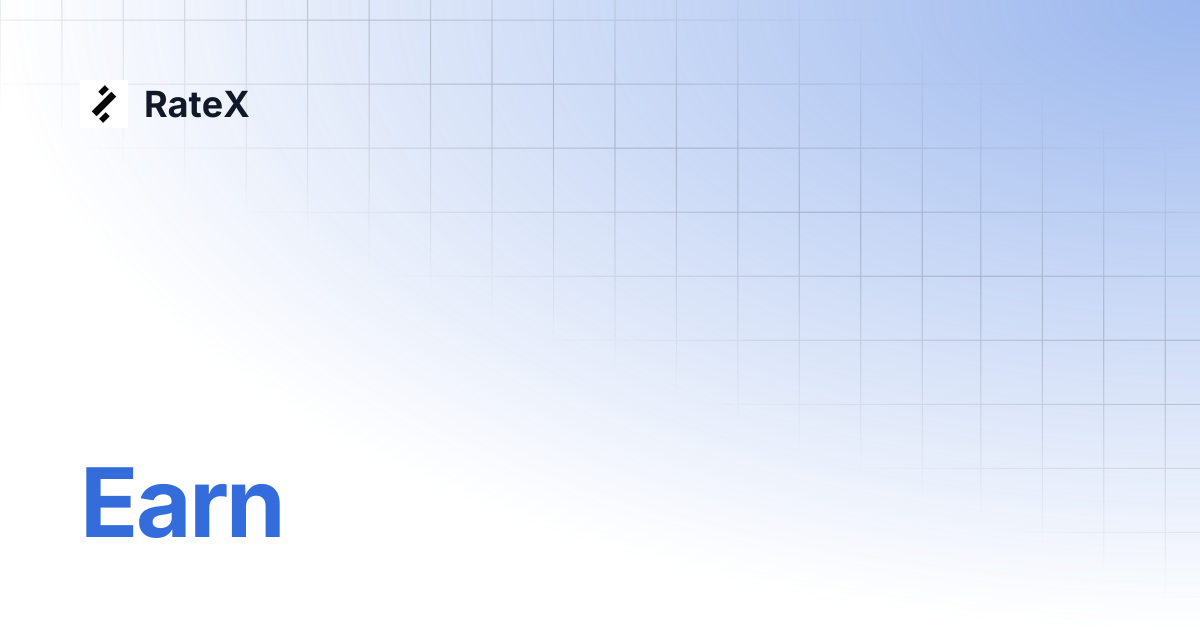 Earn | RateX